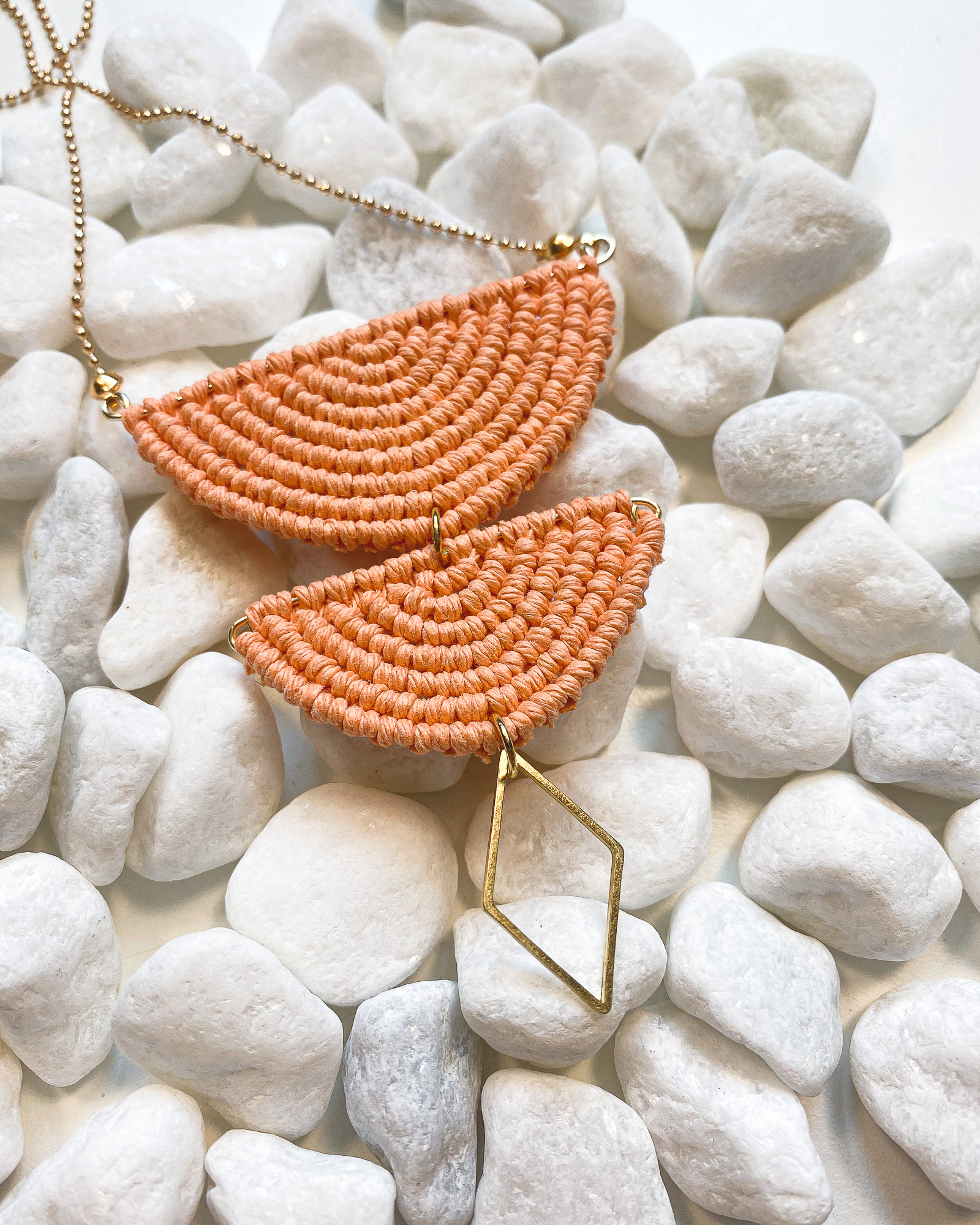 MACRAME TUTORIAL Kristie Necklace • Curious Craft Studio