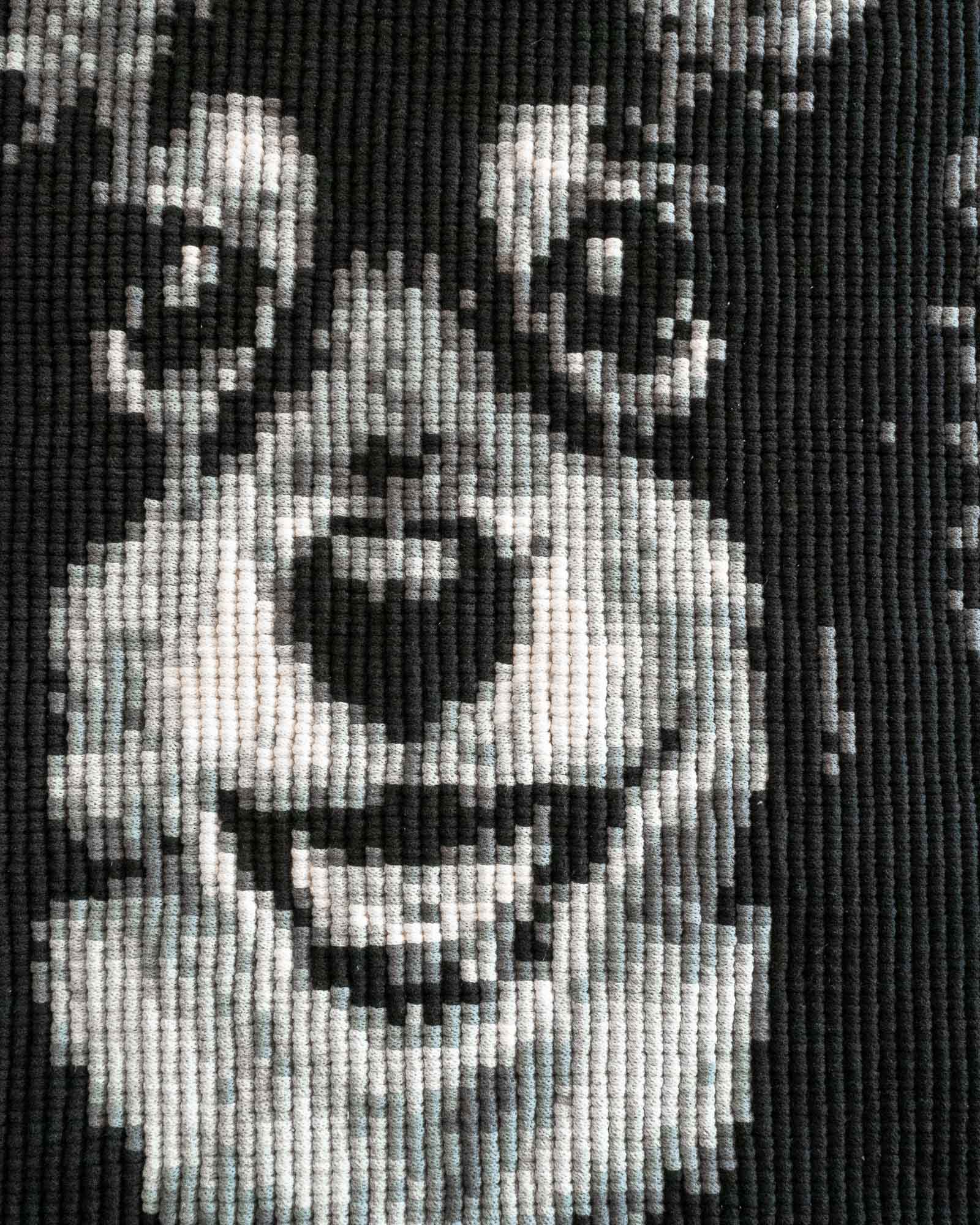 MACRAME PIXEL PORTRAIT TUTORIAL • Curious Craft Studio